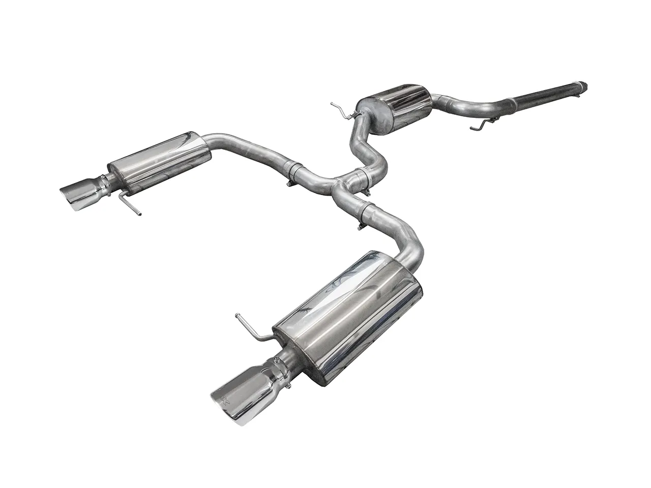 Bull-X Catback Exhaust System, 3" - Y-Style Skoda Octavia 5E RS 220, 2 ...