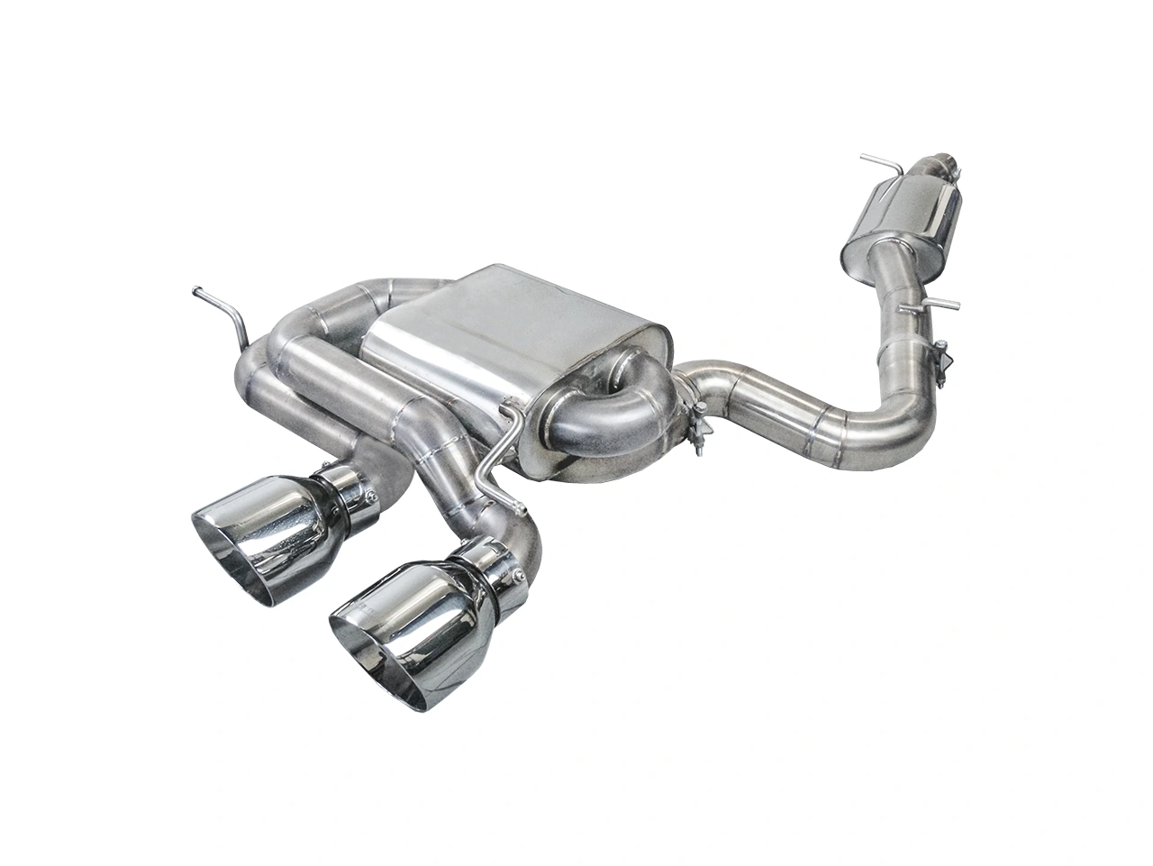 Ego-X Catback Exhaust System 3,5" - VW Golf Mk5 R32, Golf Mk6 R (ECE-h ...