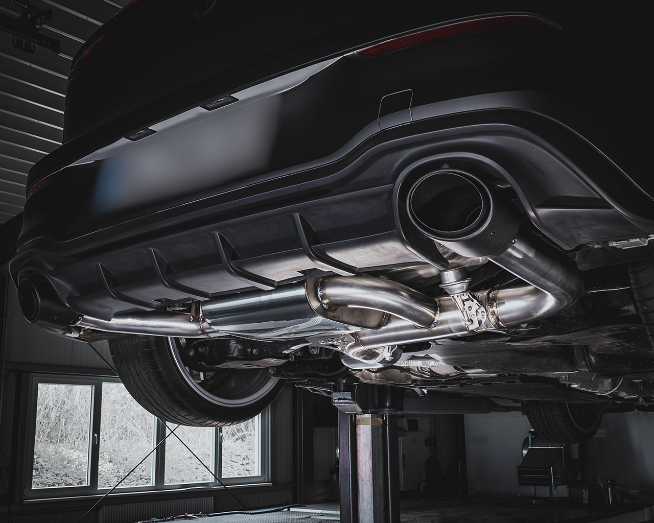 Ego-X Catback Exhaust System 3,5" - EA888 Gen.4 VW Golf Mk8 GTI/Clubsp ...